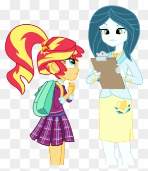 Human Sunset Talks To Dean Chrysalis By Xebck On Deviantart - Mlp ...