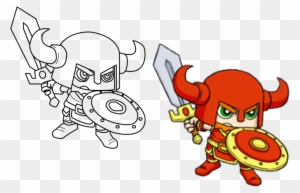 Warrior Tracing By Sonicbrawler182 - Fat Princess Warrior - Free ...