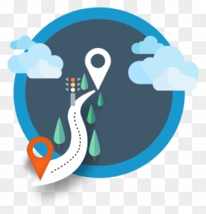 Our Route - Illustration - Free Transparent PNG Clipart Images Download