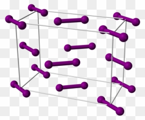 Structure Of Solid Iodine - Iodine Structure - Free Transparent PNG ...