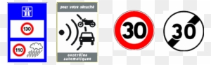 From - French Speed Limit Signs - Free Transparent PNG Clipart Images ...