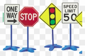 Traffic Sign - Traffic Signs - Set Of 6 - Free Transparent PNG Clipart ...