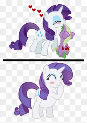 Rarity Eats Spike By Rarityvore - Rarity I Spike - Free Transparent PNG ...