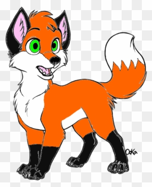 Free Fox Lineart By 0okamiseishin - Fox Furry Lineart - Free ...