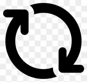 Circular Arrows Vector - Icono Flechas Circulares - Free Transparent ...