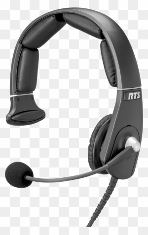 Headphones Png Image - Single Ear Aviation Headset - Free Transparent ...