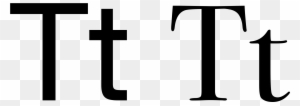 File Latin Alphabet Tt Svg Wikimedia Commons Rh Commons - Upper And ...