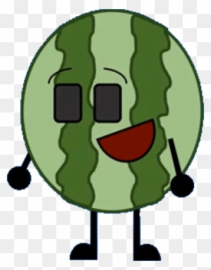 Watermelon By Wifishark - Bfdi Watermelon - Free Transparent PNG ...