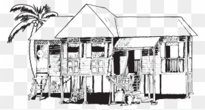 Financial Lateracy Exhibition - Malay Kampung House Sketch - Free ...