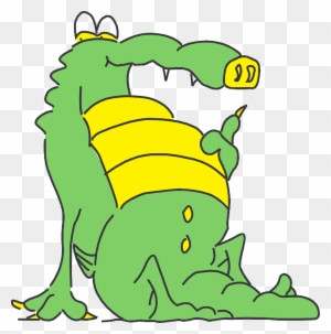 Food, Happy, Cartoon, Full, Eat, Alligator, Eating - Full With Food ...