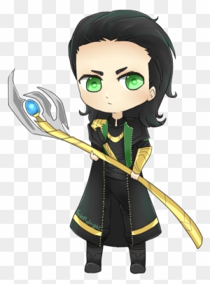 Chibi Loki By Fedemidnight - Loki - Free Transparent PNG Clipart Images ...
