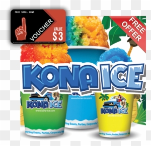 Kona Ice, Coastal Voucher - Kona Ice - Free Transparent PNG Clipart ...