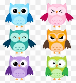 Green Owls Clipart - Buho Animado - Free Transparent PNG Clipart Images ...