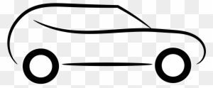 Car Icon - Line Art - Free Transparent PNG Clipart Images Download