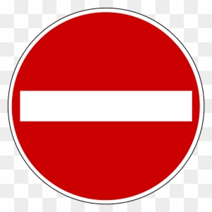 Blank Traffic Sign Set - Verbot Der Einfahrt - Free Transparent PNG ...