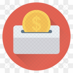 Coin Slot Icon - Circle - Free Transparent PNG Clipart Images Download
