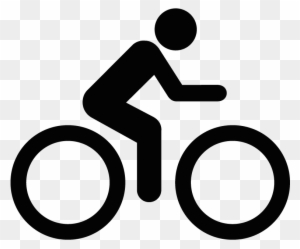 Bicycle Road Cycling Icon - Person On Bike Diagram - Free Transparent ...