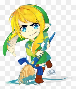 The Legend Of Splatoon - Splatoon Inkling Link - Free Transparent PNG ...