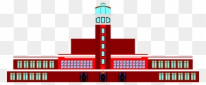 Big Image - Art Deco Airport Terminal - Free Transparent PNG Clipart ...
