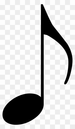 Music Notes Clipart One - 1 8 Music Note - Free Transparent PNG Clipart ...