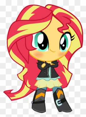 Multilazyazz23, Chibi, Crossed Arms, Cute, Equestria - Sunset Shimmer ...