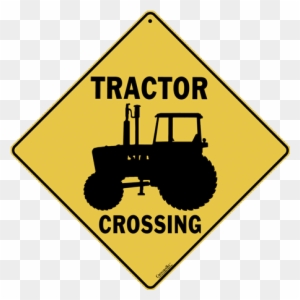Tractor Crossing - Crossing Sign - Free Transparent PNG Clipart Images ...