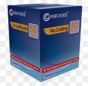 Clever Choice Auto-code Voice Glucose Test Strips - - Free Transparent ...
