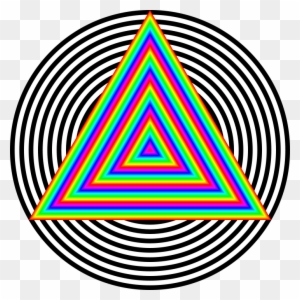 Rainbow Triangle By 10binary On Clipart Library - Alvin Risk Running Away - Free Transparent PNG ...