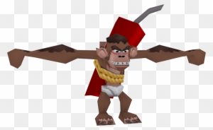 Monkey Dynamite - Crash Tag Team Racing - Free Transparent PNG Clipart ...