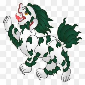 This Snow Lion Image Appears On Tibet's Emblem And - Tibetan Snow Lion ...