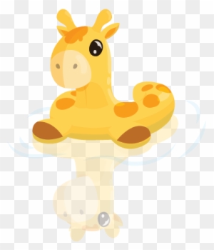 Floatie Giraffe - Giraffe - Free Transparent PNG Clipart Images Download