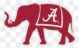Alabama Elephant Decal - Alabama Crimson Tide - Free Transparent PNG ...