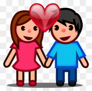 Long-distance Relationships - Couple In Love Emoji - Free Transparent ...