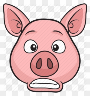 Animal, Cartoon, Cute, Emoji, Pig Icon Icon Search - Pig Face Cartoon ...