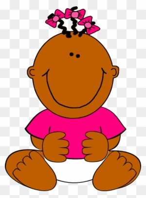 Cute African American Babies Clipart