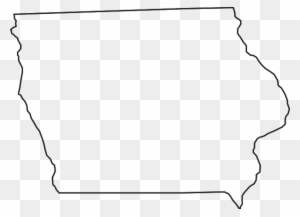 Iowa Outline Clip Art - Iowa State Outline Vector - Free Transparent ...