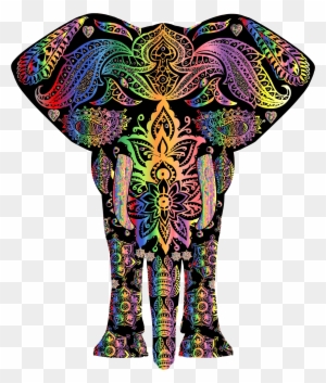 Big Image - Colorful Pictures Of Elephants - Free Transparent PNG ...