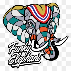 Funky Elephant - Free Transparent PNG Clipart Images Download