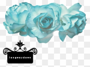 Blue Flower Crown Transparent - Light Blue Flower Crown Transparent ...