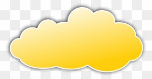 Yellow Cloud Clipart - Free Transparent PNG Clipart Images Download