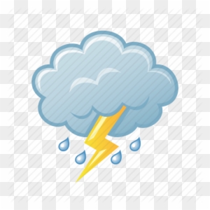 Thunderstorm Lightning Weather Clip Art - Thunderstorm Weather Icon ...
