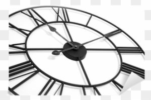 Wall Clock Isolated On White Background Showing Time - Time - Free ...