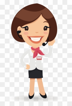 Cartoon Clerk - Business Women - Administradora De Empresas Caricatura ...