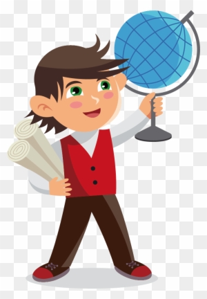 Vector Cartoon Boy Learning - Computer Cartoon Png - Free Transparent ...