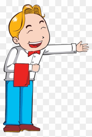 Waiter Taking Order At Restaurant - Free Transparent PNG Clipart Images ...