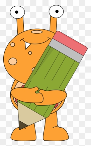 Math Monster Clipart Black&white