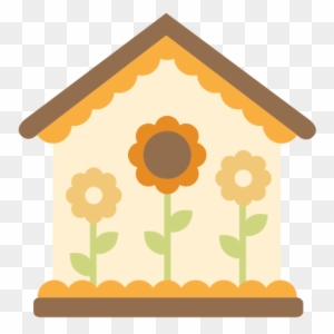Cute Bird House Clip Art
