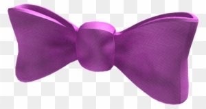 Ribbon Bow Fashion Tie Girly Purple - Purple Bow Tie Clipart - Full ...