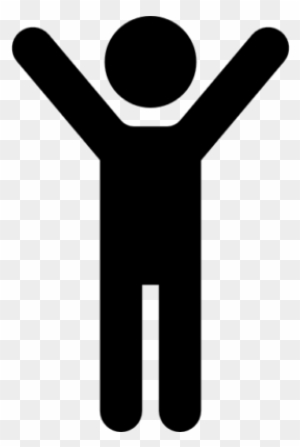 Stickman Arms Up Png - Free Transparent PNG Clipart Images Download