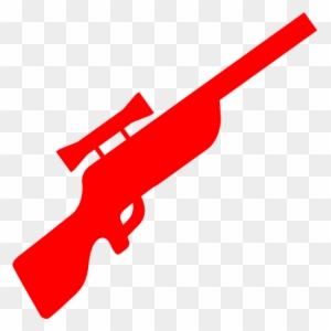 Gun Clipart Red - Rifle Icon - Free Transparent PNG Clipart Images Download